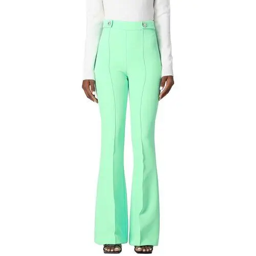 Chiara Ferragni Ženske pantalone 73CBA144N0103-104, Zelene