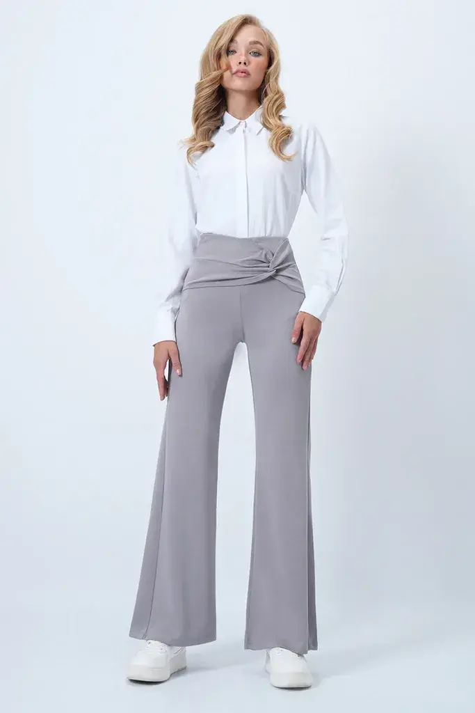 Trend Alacati Stili Ženske pantalone Alc-X14524, Sive