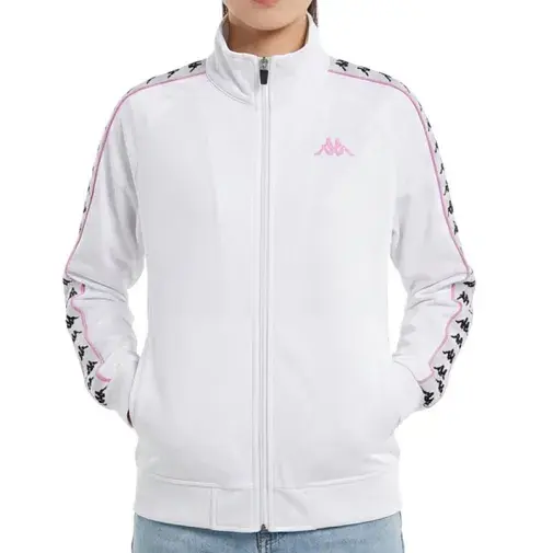 Kappa Ženski gornji deo trenerke 222 Banda Wanniston Slim, Beli