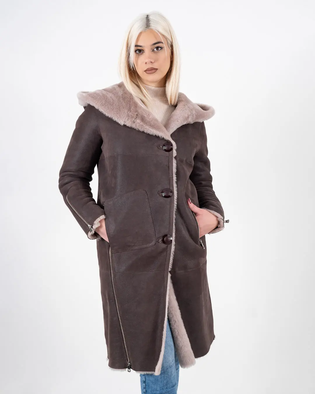 BRACA PREMIUM Ženski monton A-50, Braon