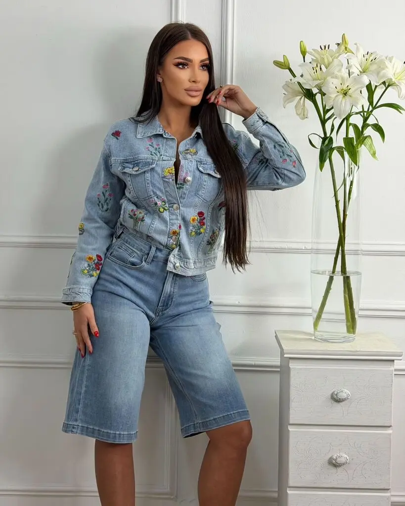 Squareonline Ženske bermude Denim Summer
