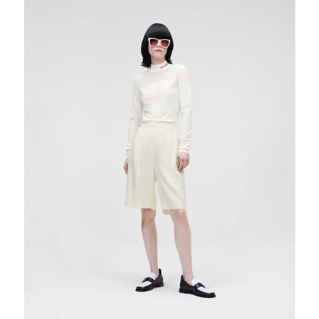 Karl Lagerfeld Ženski šorc 221W1007-110, Beli