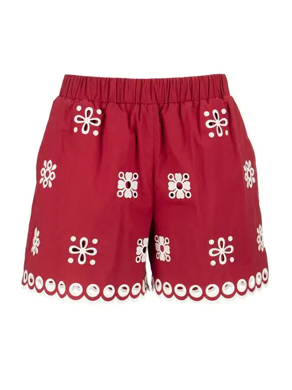 Red Valentino Ženski šorc VR0RF00P5TC-B91, Crveni
