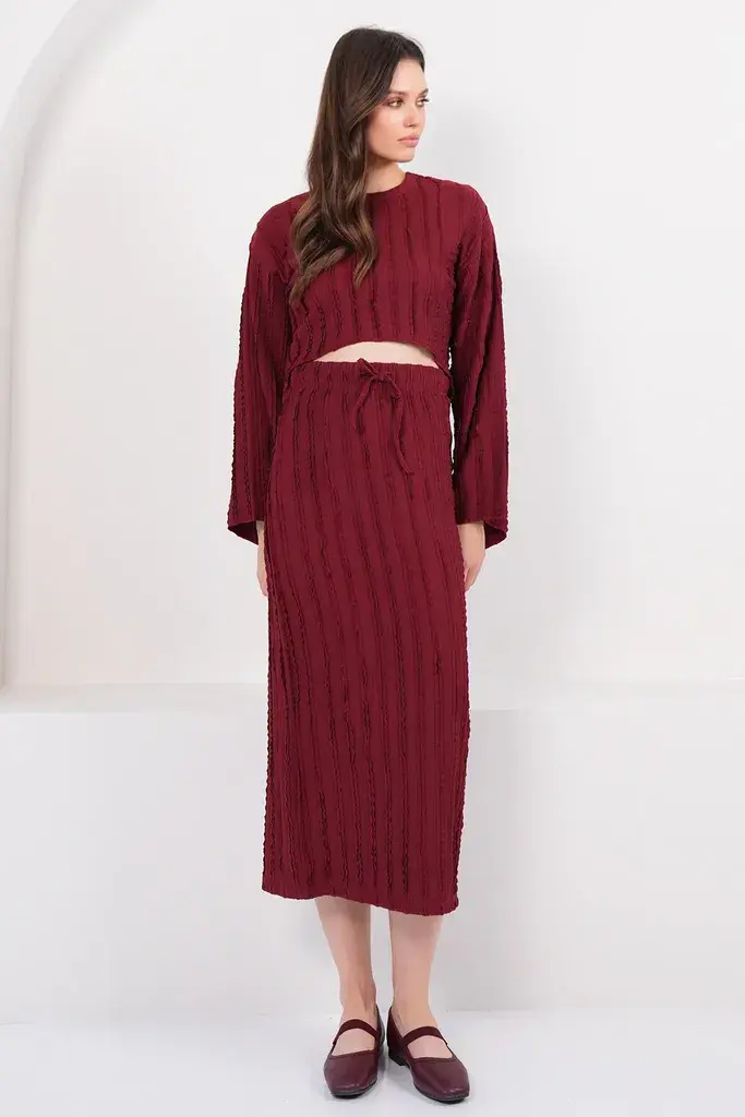 Trend Alacati Stili Ženski komplet Alc-X14808, Bordo