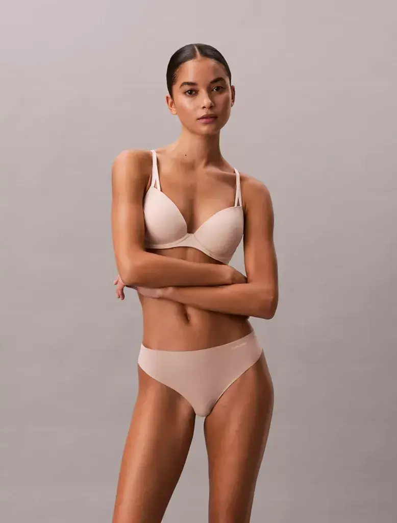 Calvin Klein Ženske tanga gaće 0000D3428E7NS, Bež