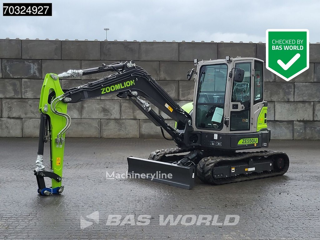 Novi Zoomlion ZE55 GU KUBOTA ENGINE - CE CERTIFIED mini bager