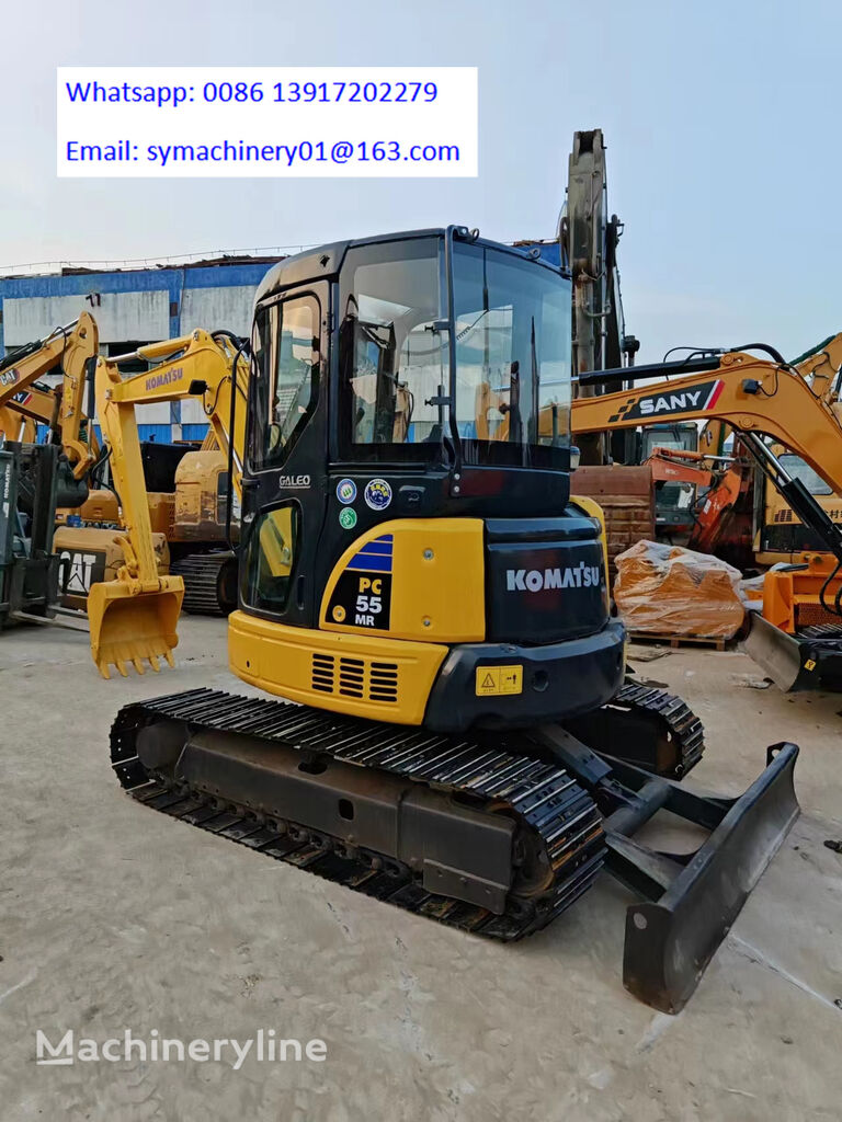 Komatsu PC55MR-3 mini bager