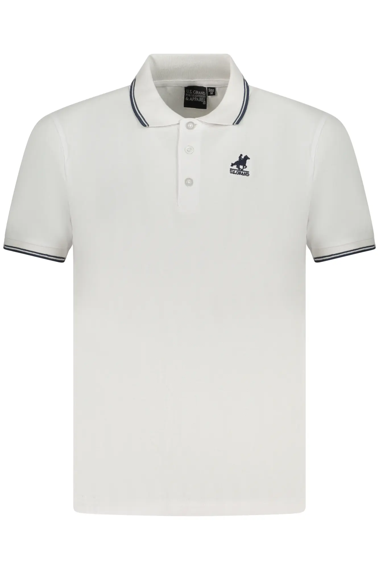 U.S. Grand polo Muška polo majica AU02659_BI6BIANC, Bela