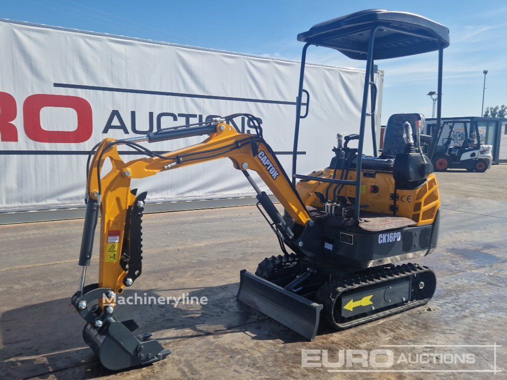 Prodaje se Captok CK16PD mini bager na aukciji