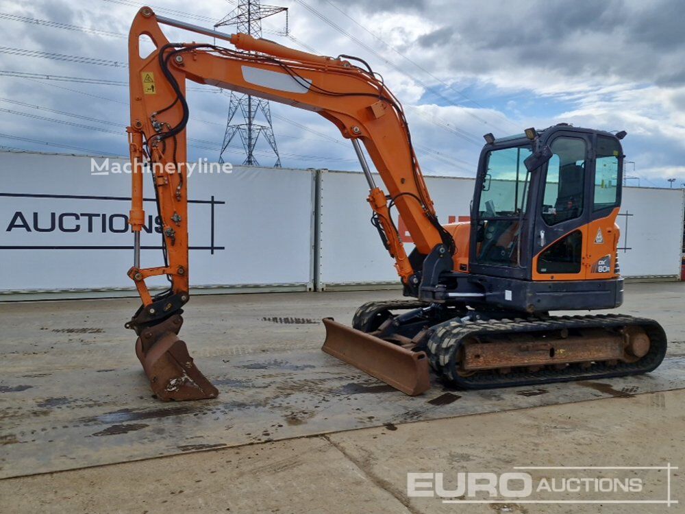 Prodaje se Doosan DX80R mini bager na aukciji
