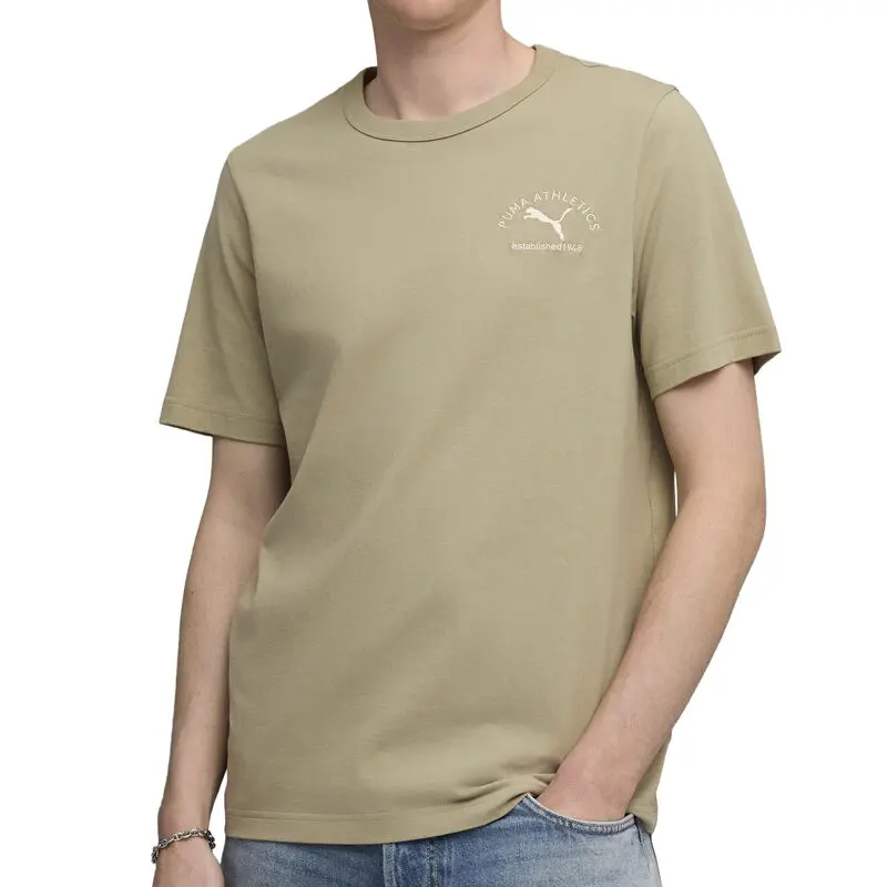 Puma Muška majica Class Graphic Tee Tees, Zelena