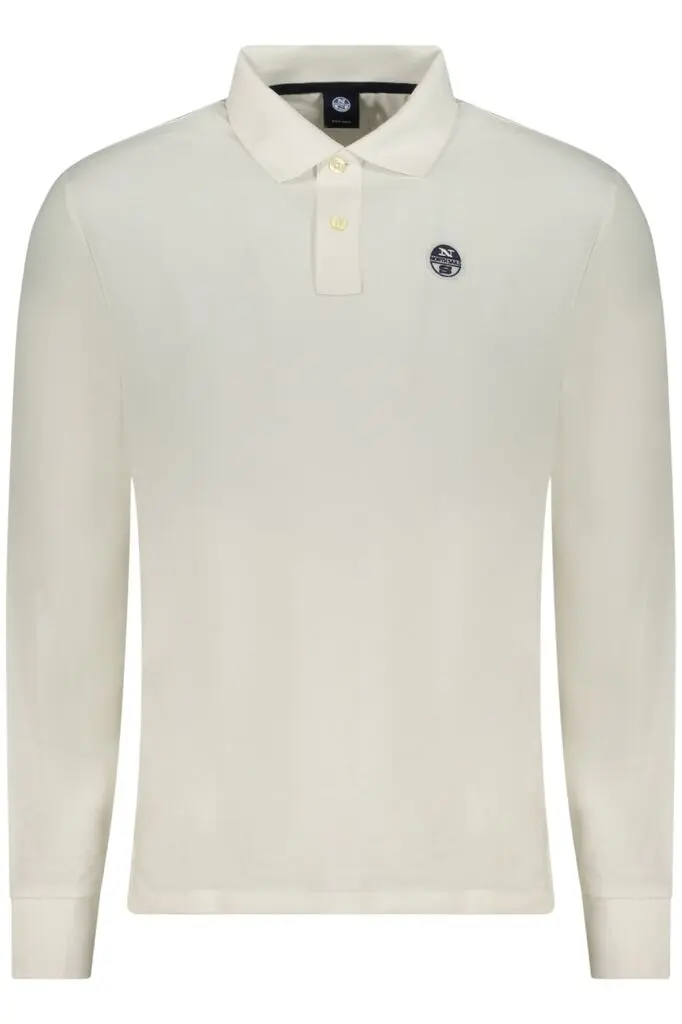 North Sails Muška polo majica dugih rukava 995021000, Bela