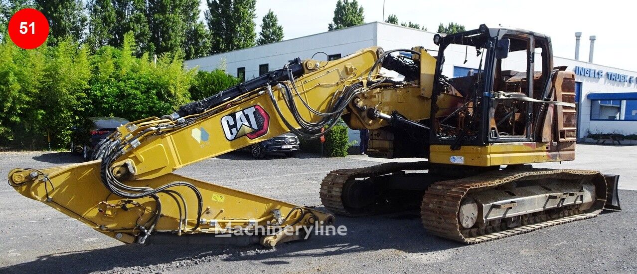 Caterpillar 325 bager guseničar nakon udesa