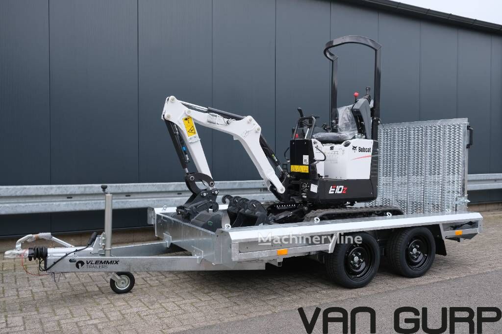 Bobcat E 10z | Inclusief machinetransporter mini bager