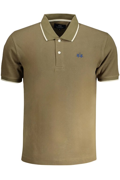 LA MARTINA Muška polo majica BPMP04PK031_VE03197, Maslinasta