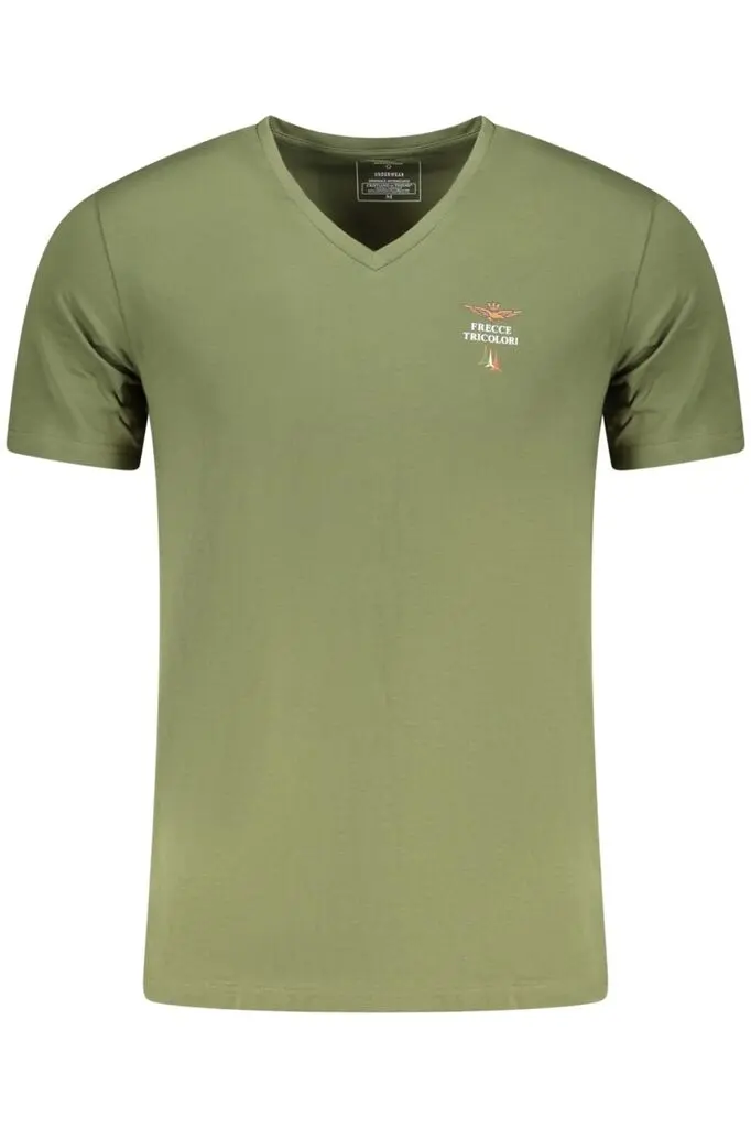 Aeronautica Militare Muška majica SCOTI006J508, Maslinasta