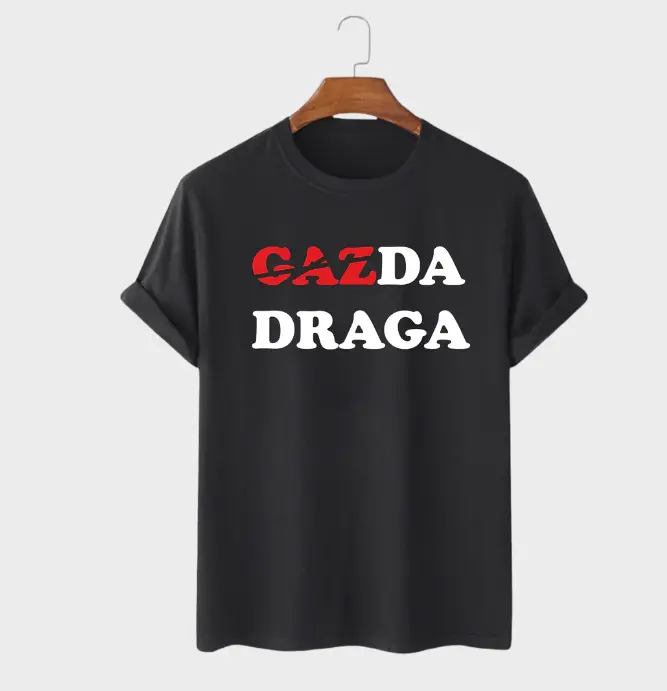 MAFIMI Muška majica GaZda Draga, Crna