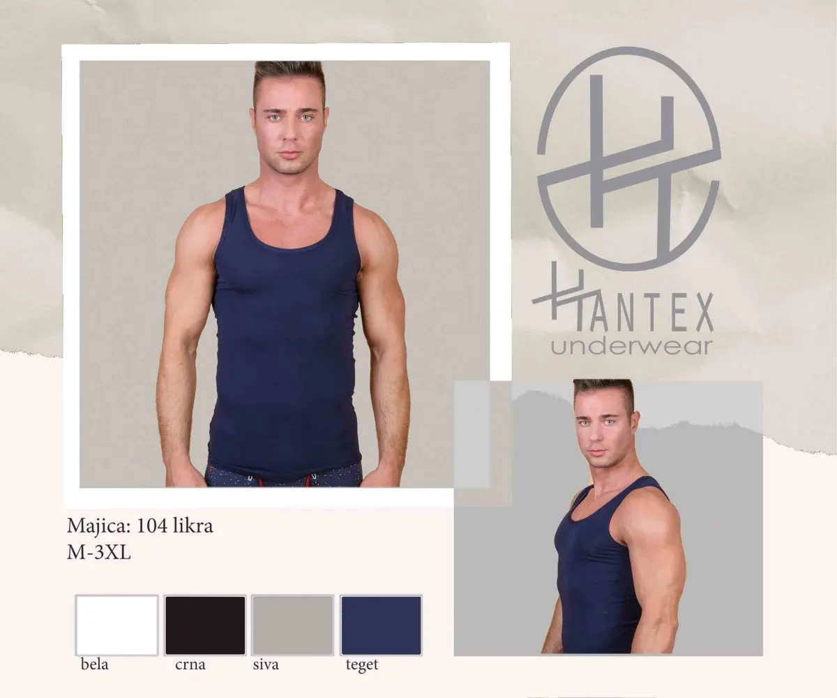 Hantex Muška potkošulja, Bela