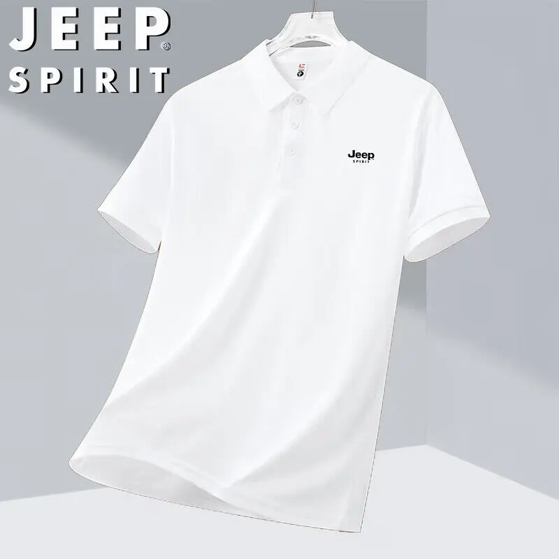 Jeep Spirit Muška polo majica kratkih rukava, Bela
