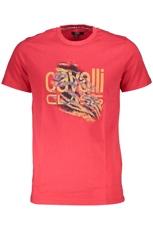 CAVALLI CLASS Muška majica QXT61P-JD060_ROSSO_02000, Crvena