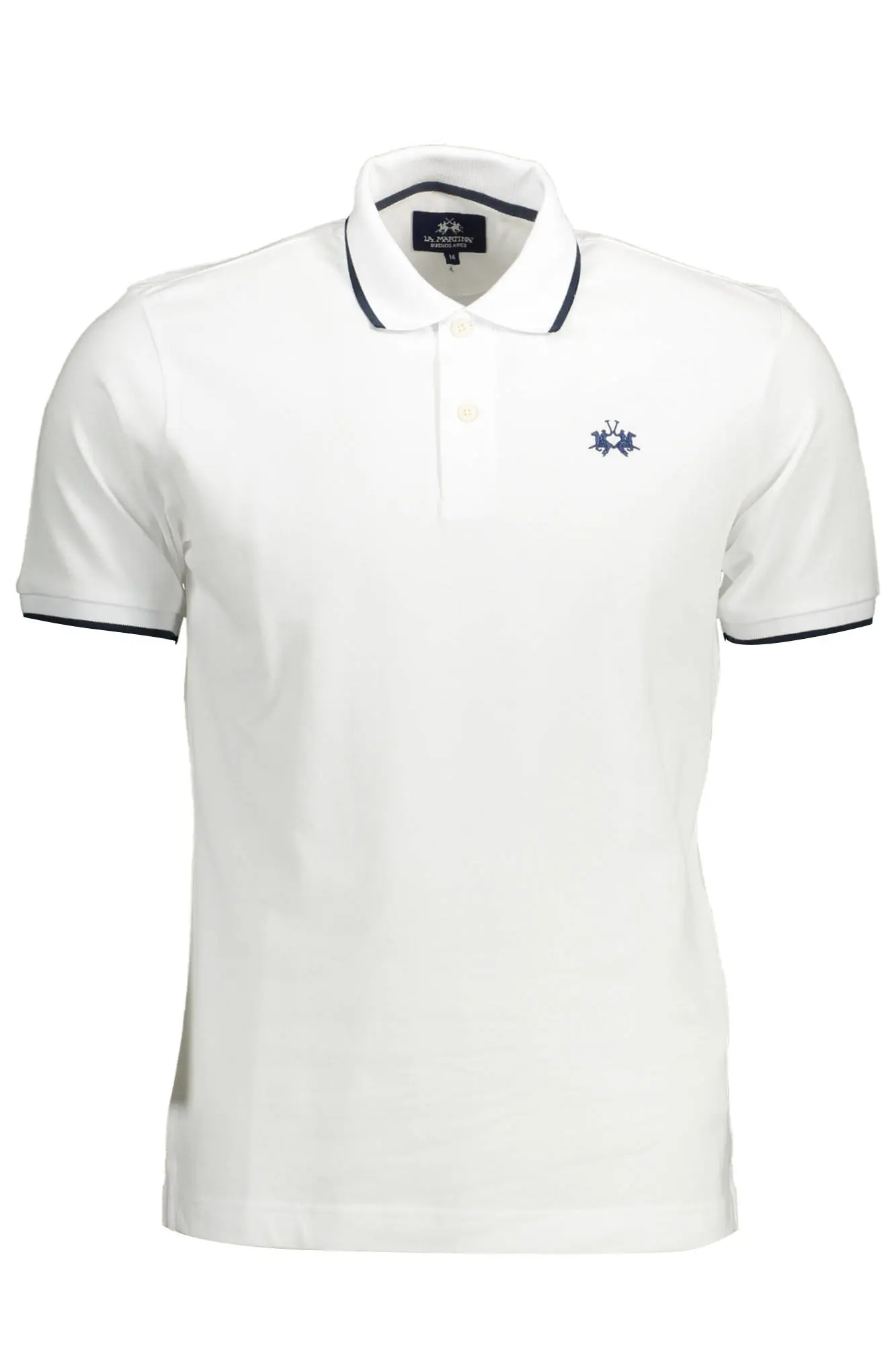 LA MARTINA Muška polo majica BPMP04-PK031_BIANCO_00001, Bela