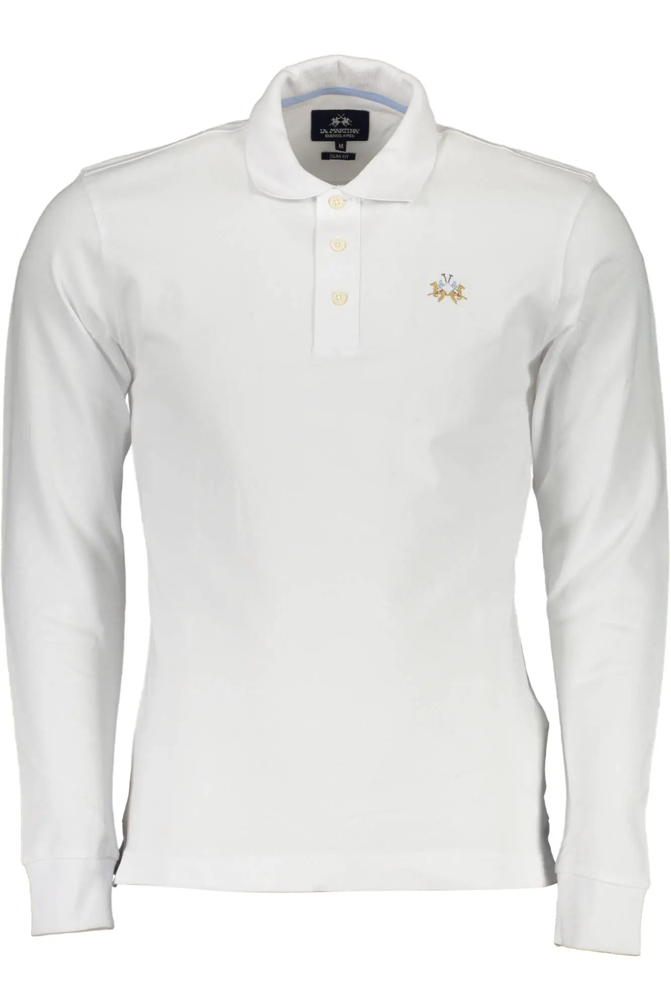 LA MARTINA Muška polo majica CCMP04-PK001_BIANCO_00001, Bela