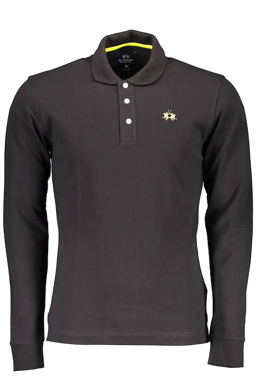 LA MARTINA Muška polo majica CCMP04-PK001_NERO_09999, Crna