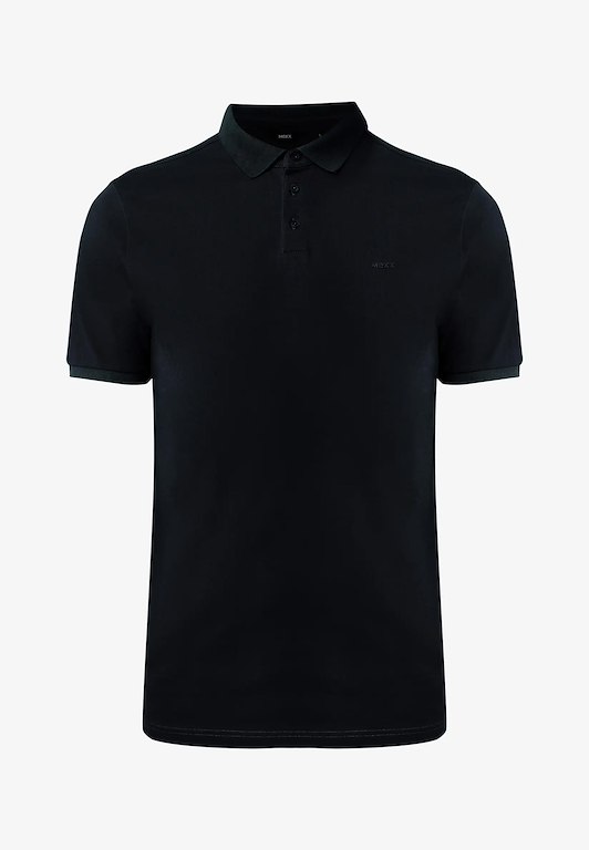 Mexx Muška majica Frank TU1402036M, Polo kragna, Crna