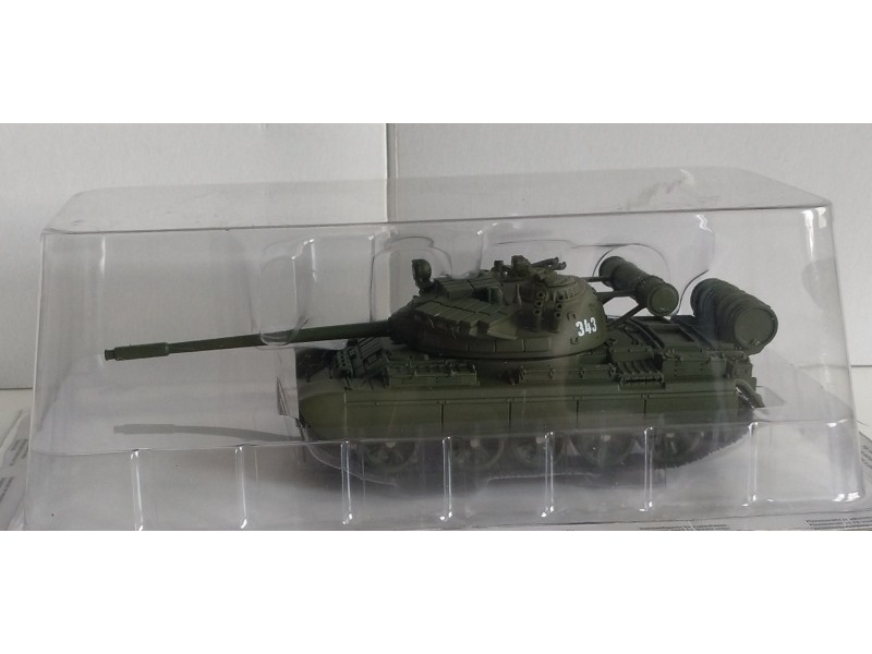 auto maketa TENK T-55 SSSR