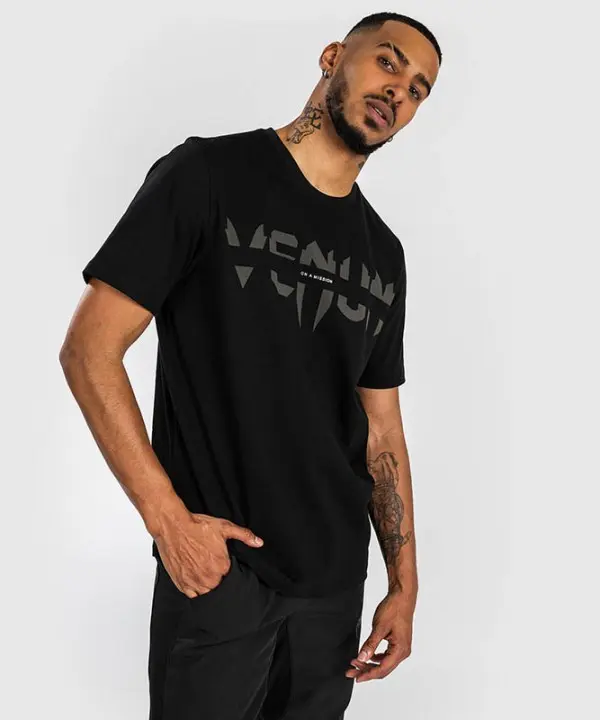 Venum Muška majica On Mission, Crna