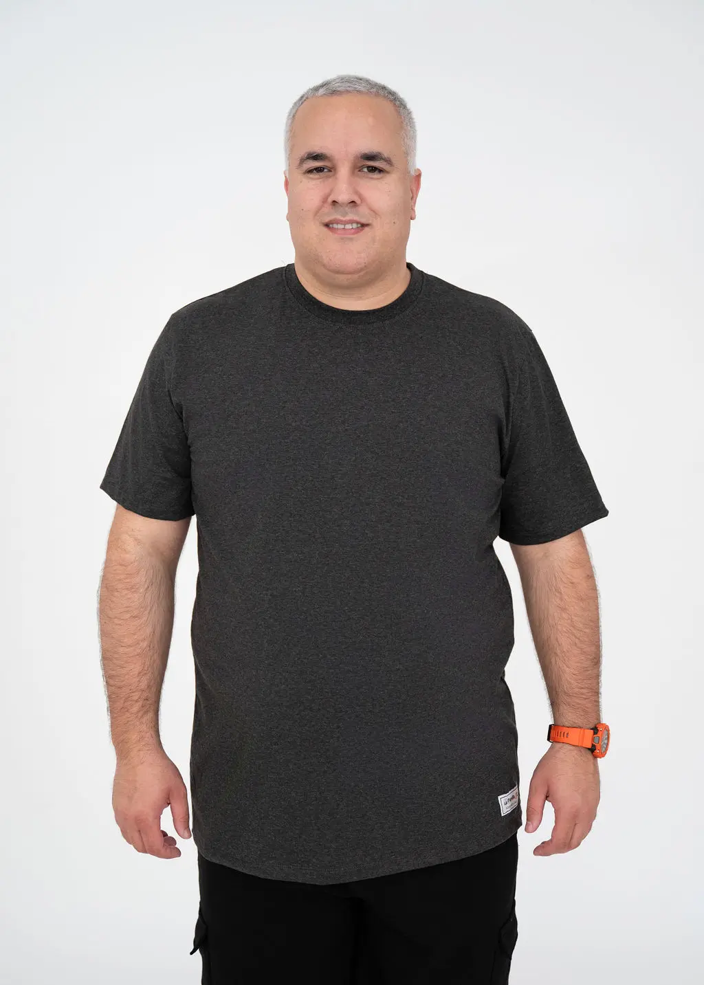 Panda4U Muška majica Basic, Antracit