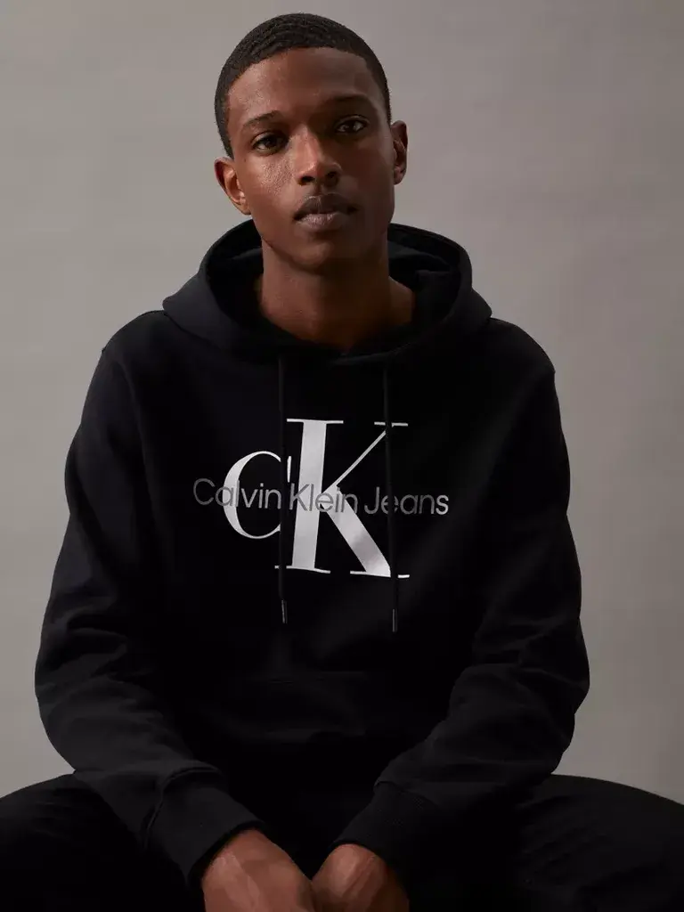 Calvin Klein Muški duks J30J320934, Crni