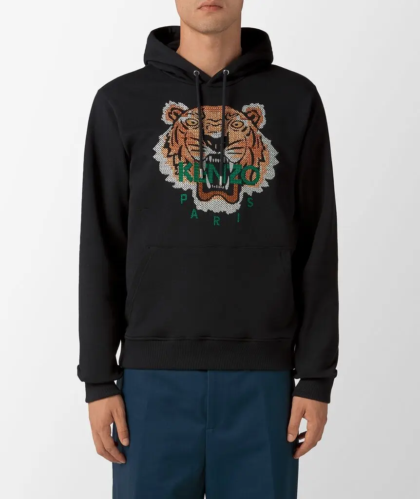 Kenzo Muški duks FC65SW3414XD-99, Crni
