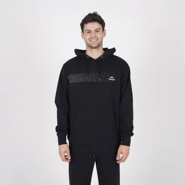 Slazenger Muški duks sa kapuljačom Sporty, Crni