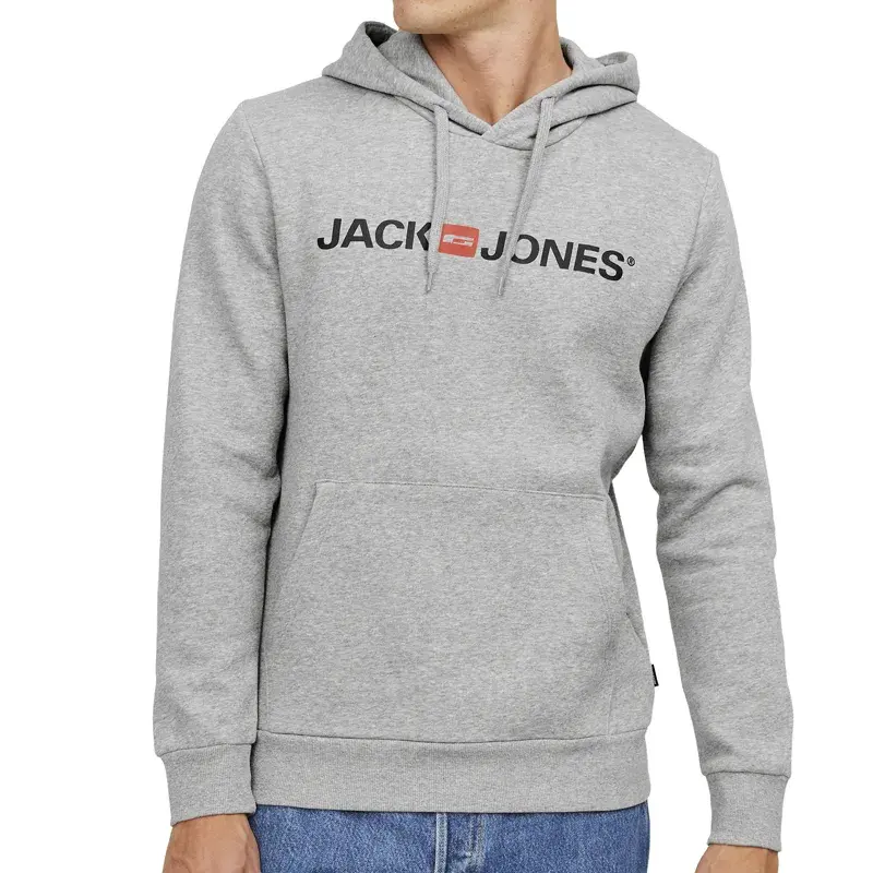 Jack&Jones Muški duks Jjecorp Old Logo, Sivi