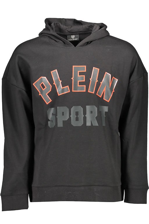 PLEIN SPORT Muški Duks FIPS220_NERO_99-BLACK, Crni