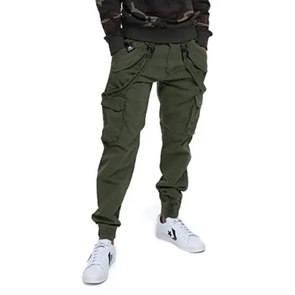 Alpha Cargo Muške pantalone Utility, Maslinaste