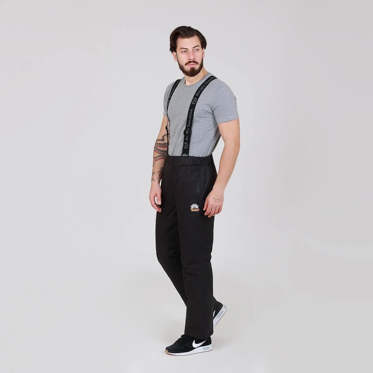 Sergio Tacchini Muške ski pantalone Maso M, Crne