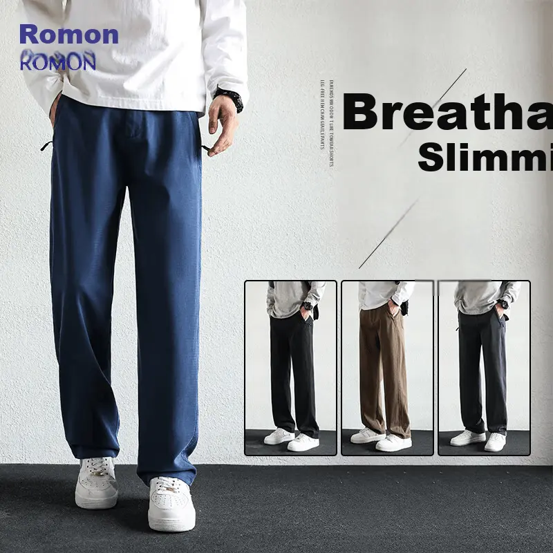 Romon Muške pantalone, Regular, Plava