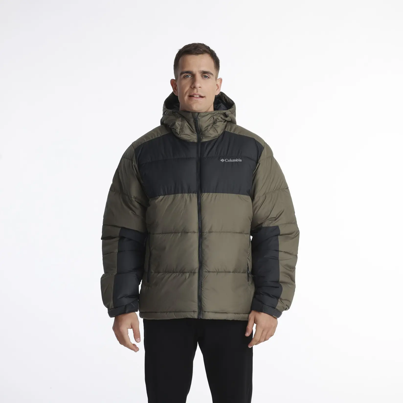 Columbia Muška jakna Pike Lake Hooded Jacket M, Maslinasta