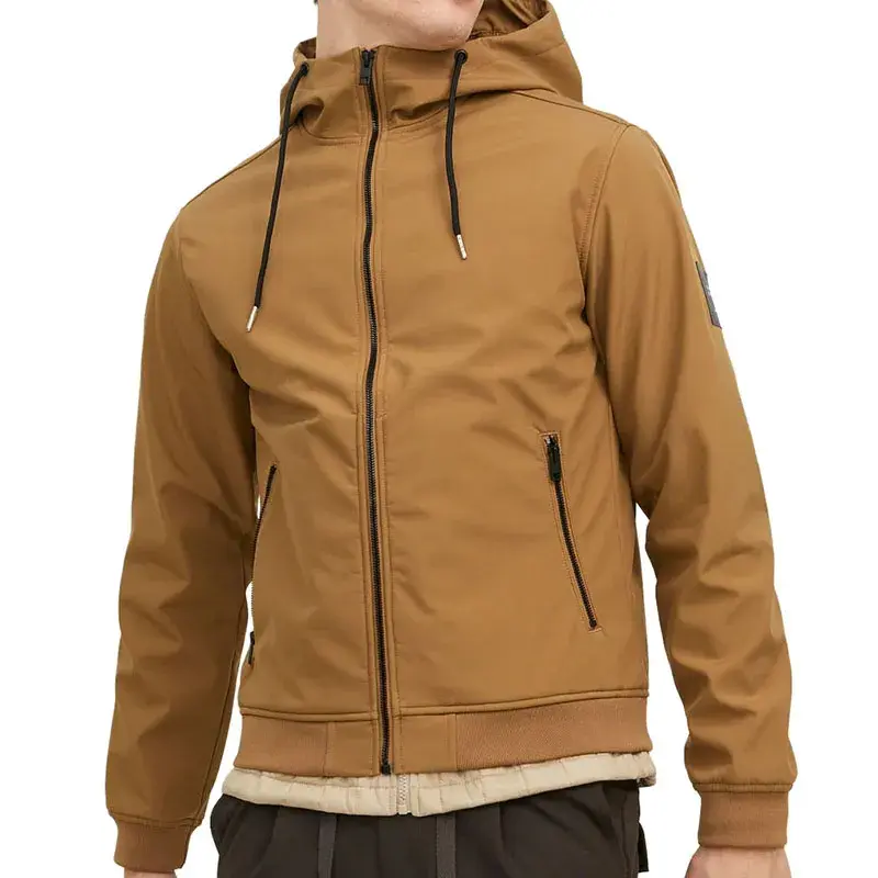 Jack & Jones Muška jakna JJEBASIC Softshell Hood, Oker