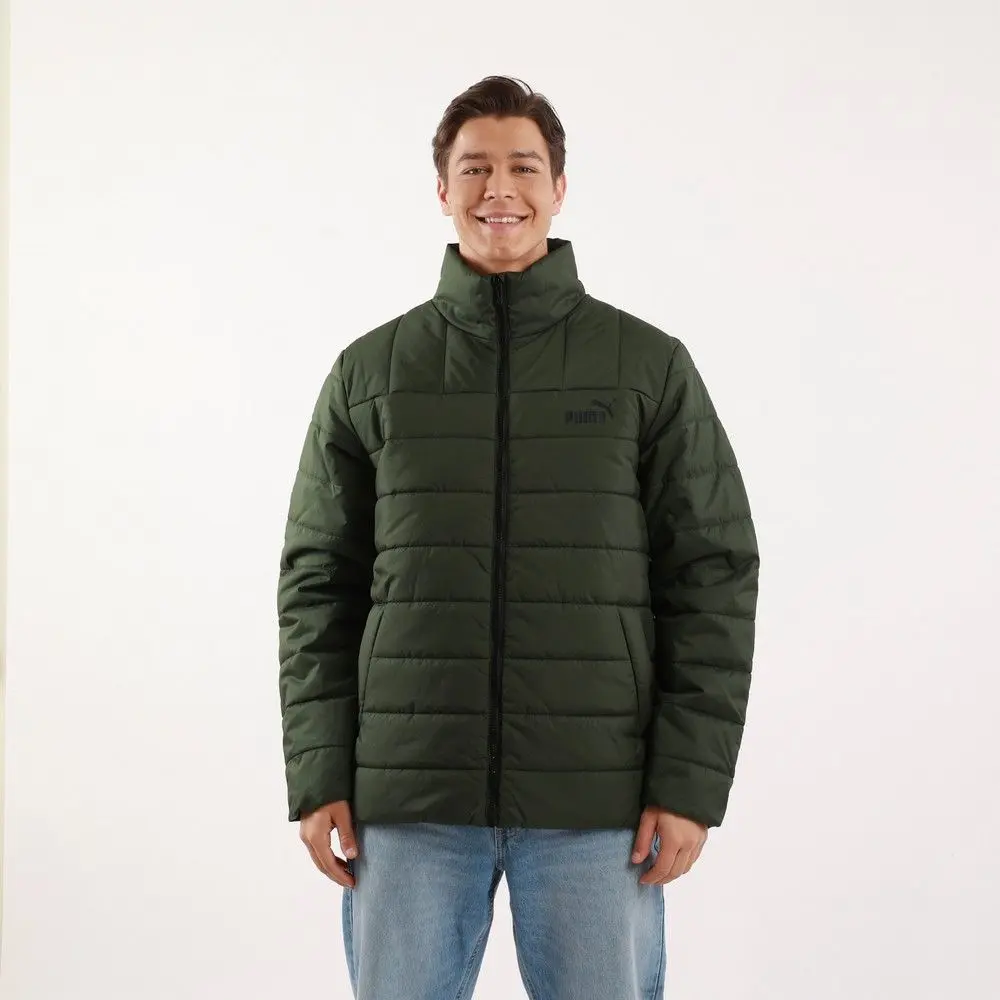 PUMA Muška jakna Ess+ Padded Jacket M, Maslinasta