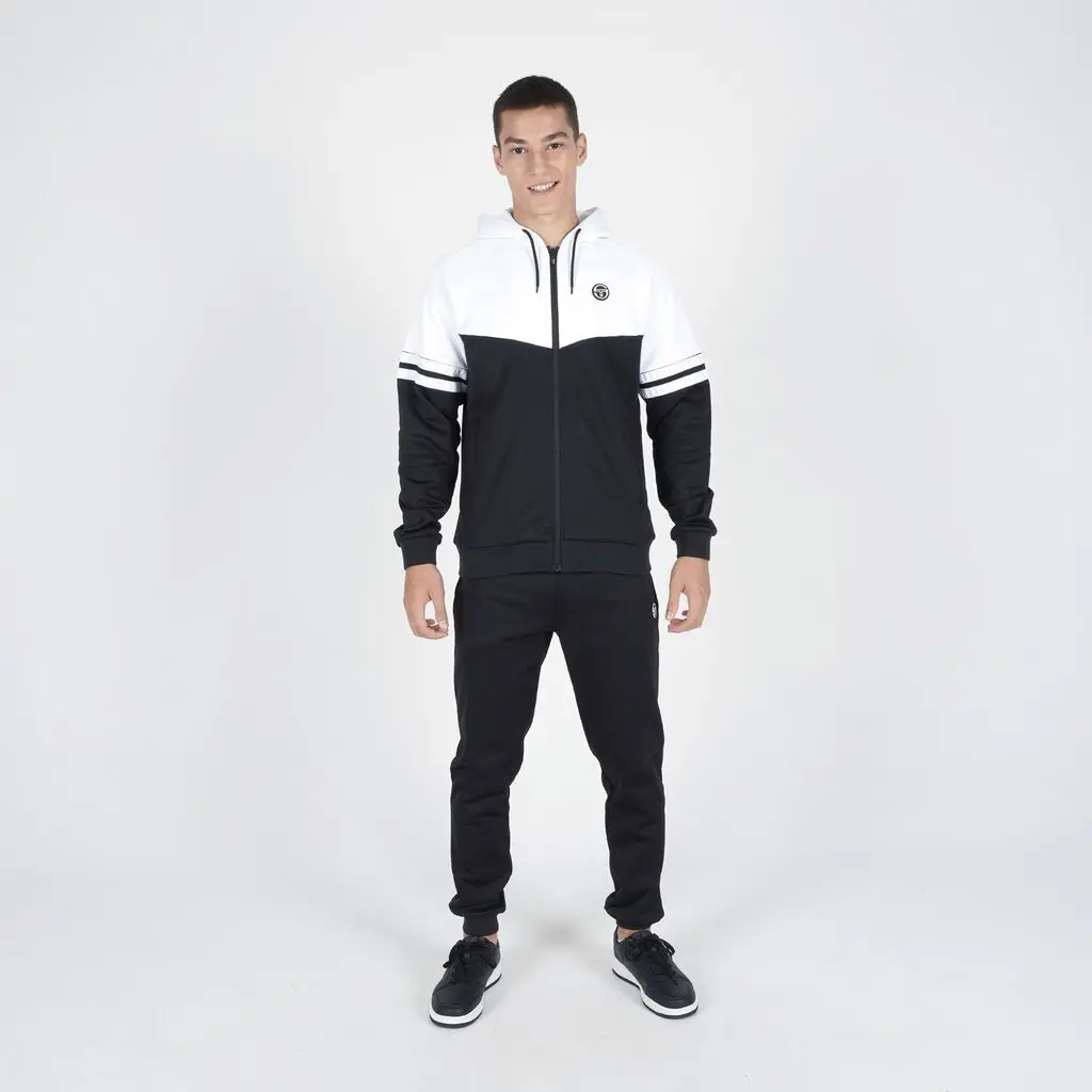 Sergio Tacchini Muška komplet trenerka Mass, Crno-bela