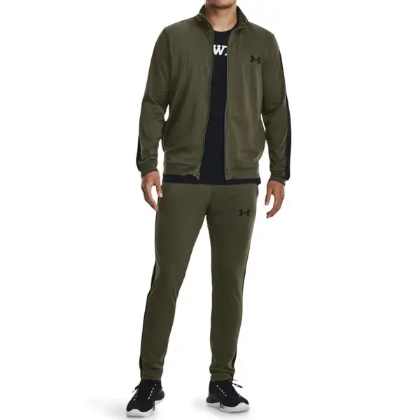 Under Armour Komplet muška trenerka UA KNIT TRACK SUIT, Maslinasta