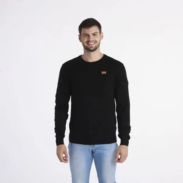 GEOGRAPHICAL NORWAY Muški Džemper Ferasmo Black Men 246 Pna M, Crni
