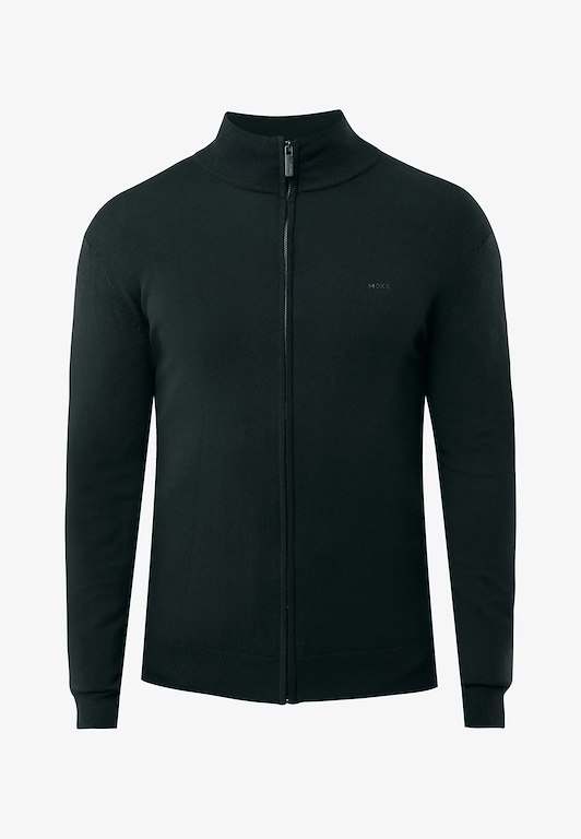 Mexx Muški džemper Hermon MF006604453M, Zip kragna, Maslinasti