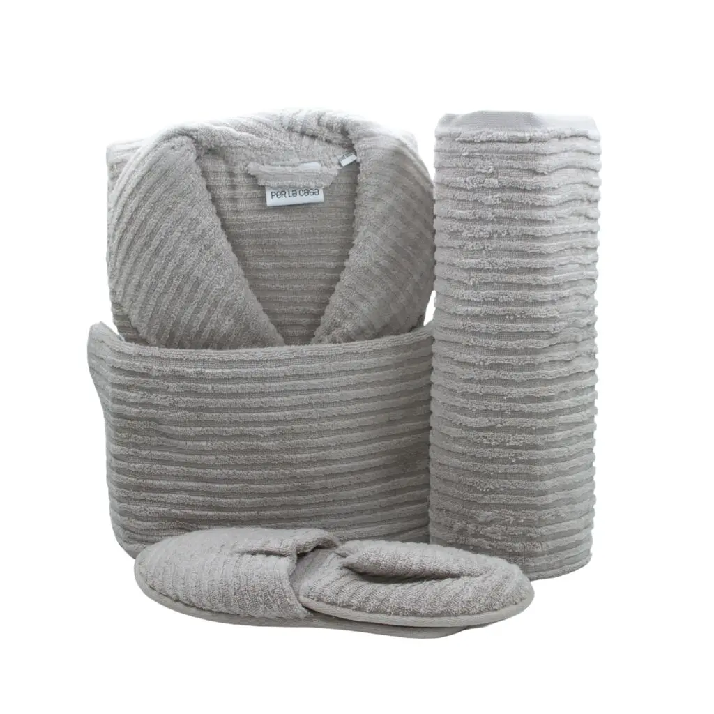 Dekor Dom Bade mantil Set Vilago, Sivi