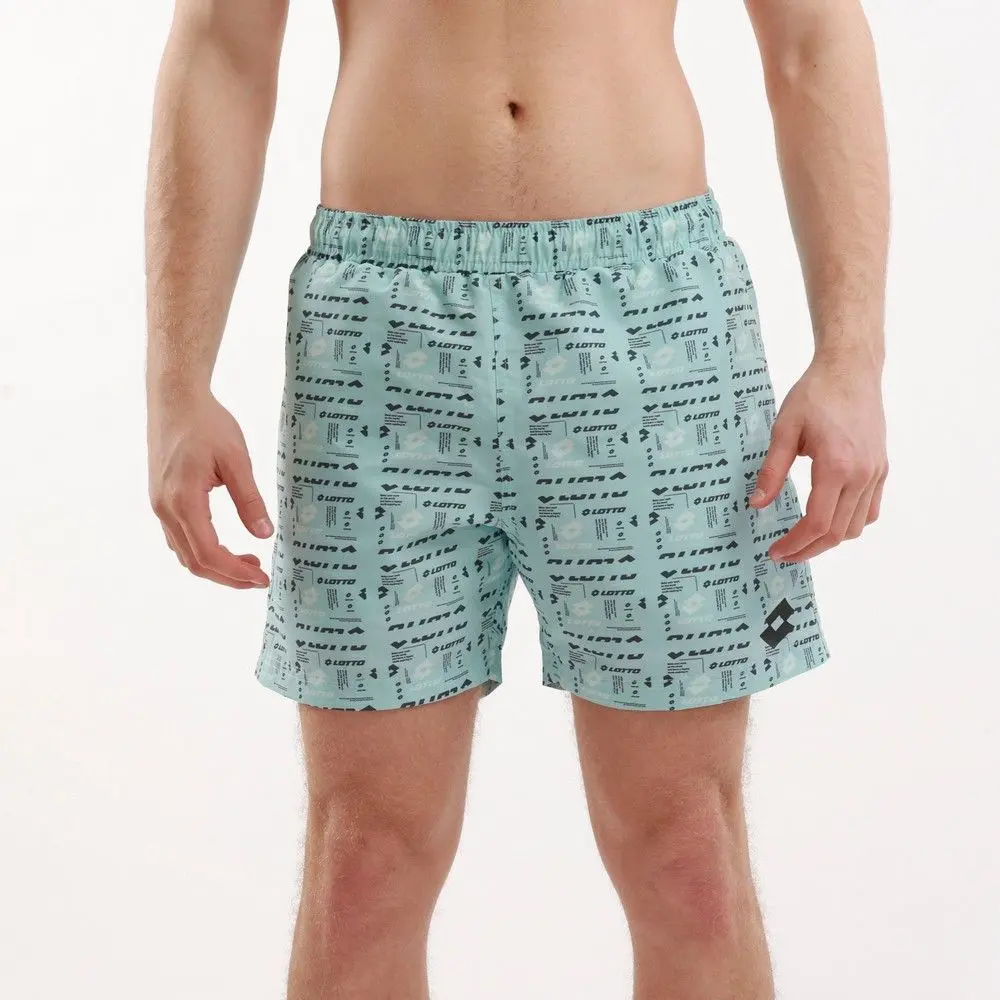 Lotto Muški kupaći Logo beach short, Tirkizni