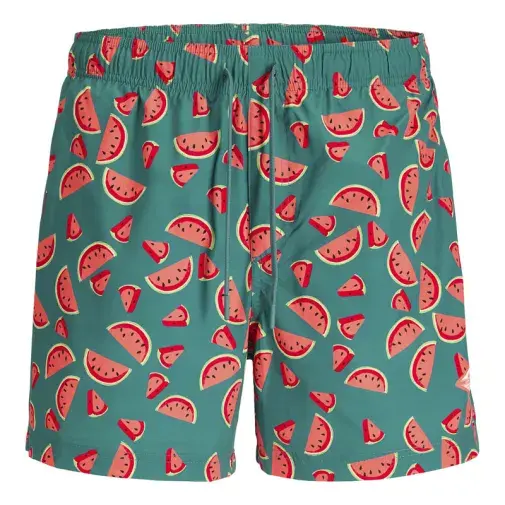 Jack & Jones Muški šorc za kupanje Jpstmaui Vibes Novelty Aop, Zeleni