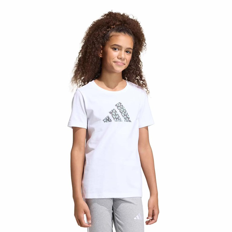 Adidas Majica za devojčice Jg Animal T KA2986 Kratki rukav, Bela